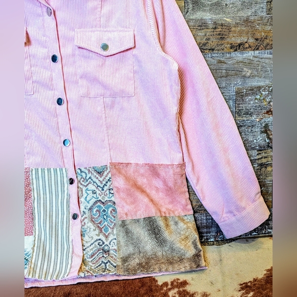 Original Design Shacket | Tops | New Handcrafted Pink Cordoroy Shacket ...